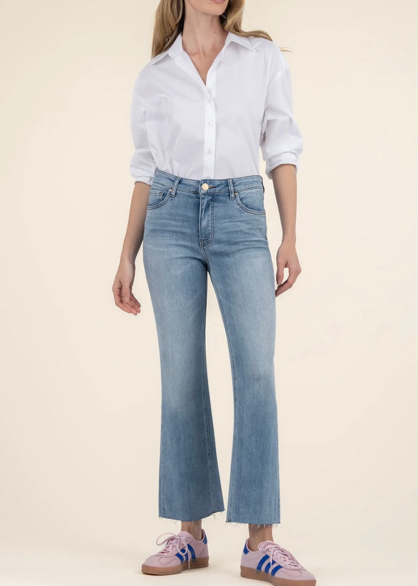 Kelsey Ankle Flare in Honest – G and G Womens Boutique